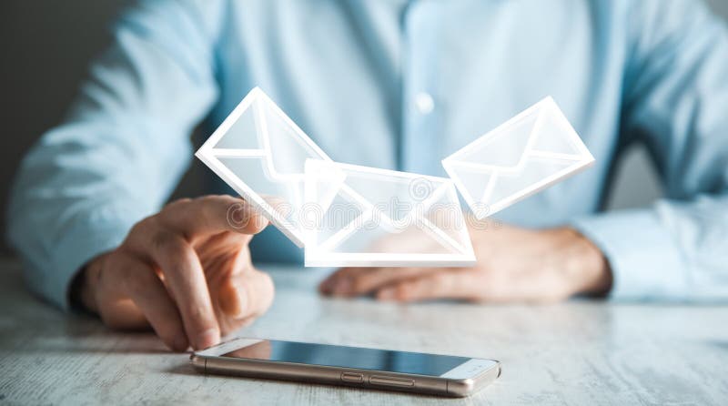 E-mail network concept stock photo. Image of marketing - 99969650