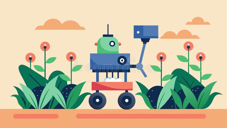 Weeding Robot Stock Illustrations – 43 Weeding Robot Stock ...