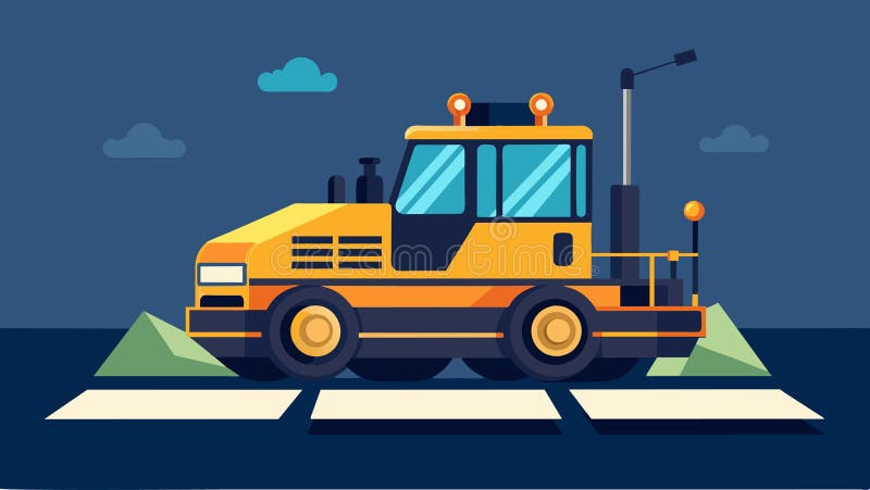 Asphalt Paving Machine Stock Illustrations – 2,011 Asphalt Paving ...
