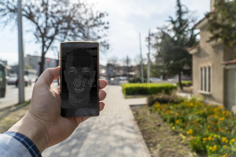 Using AI Bot on a Smartphone Stock Photo - Image of future, application ...