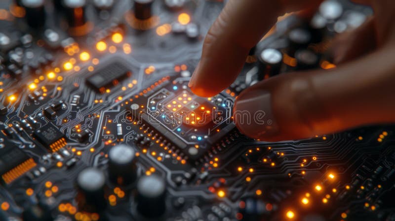 Using AI Technology with a Finger-touch Processor on an Electronic ...
