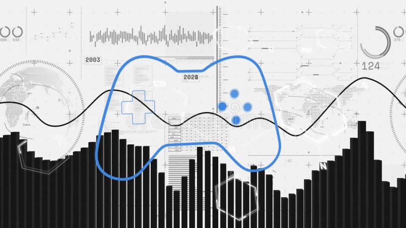 Using Animation, Game Controller Overlaying Data Charts in Digital ...