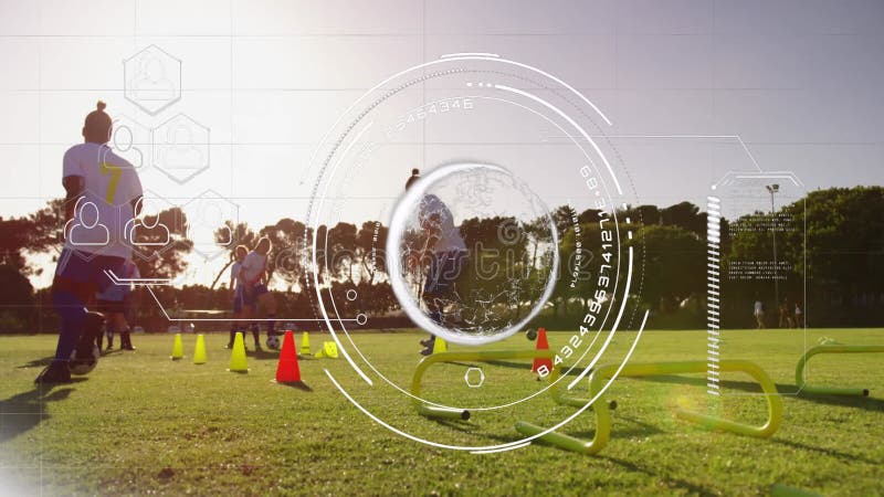 Using Animation, Soccer Player Training with Digital Interface Overlay ...