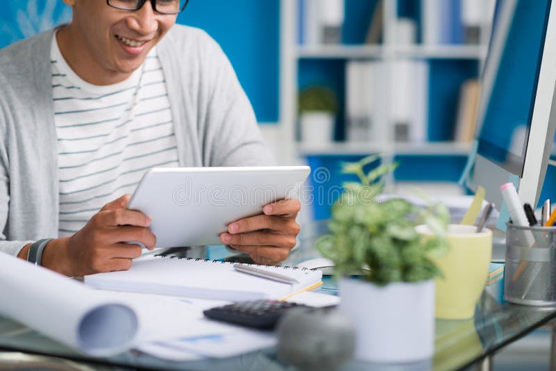 Using application stock image. Image of smiling, education - 58549659