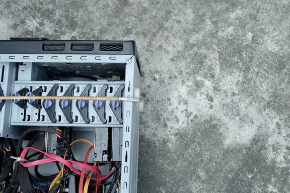 Cleaning Computer Case stock image. Image of hardware - 256332943