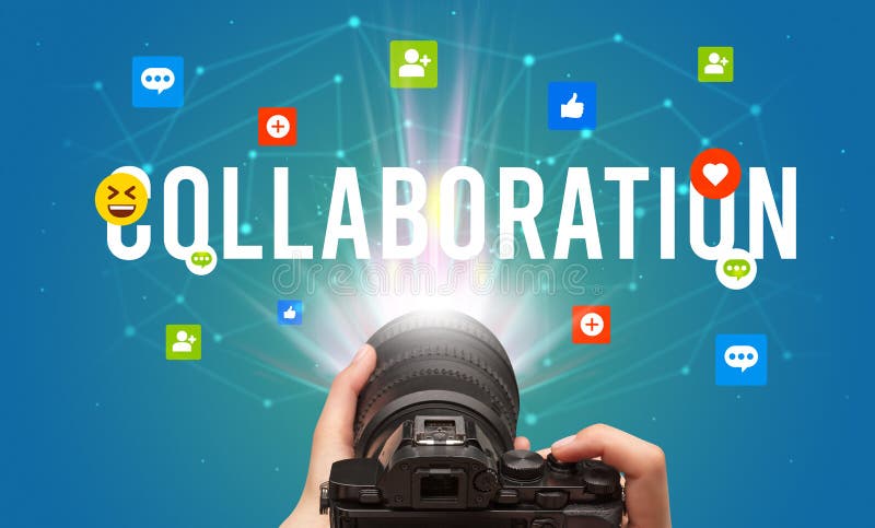 Using Camera To Capture Social Media Content Stock Photo - Image of ...