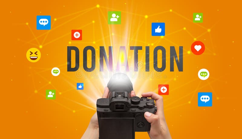 Using Camera To Capture Social Media Content Stock Photo - Image of ...