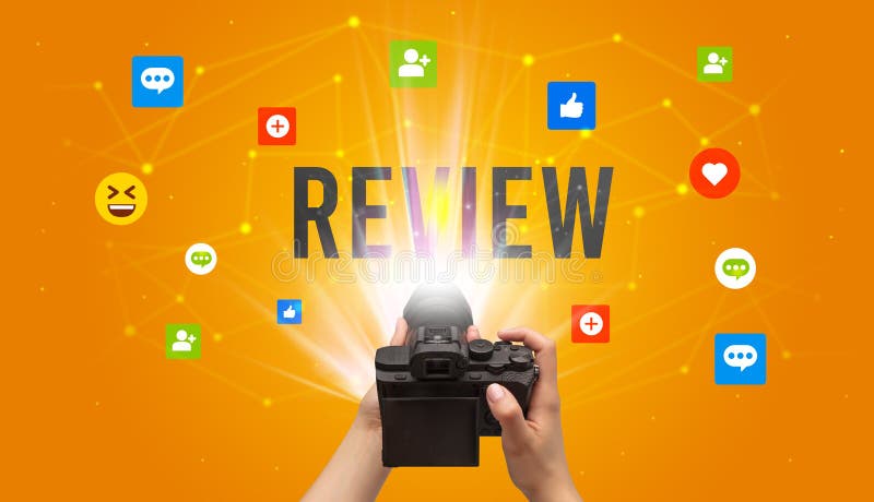 Using Camera To Capture Social Media Content Stock Photo - Image of ...