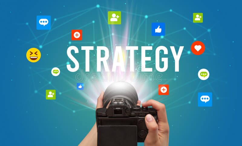 Using Camera To Capture Social Media Content Stock Photo - Image of ...
