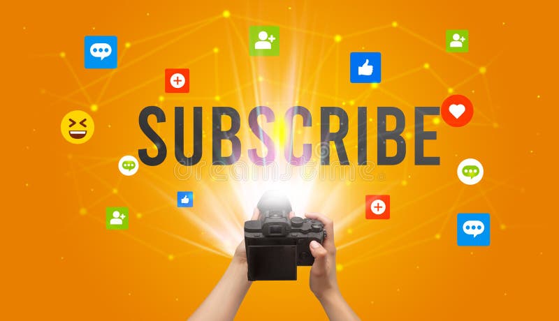 Using Camera To Capture Social Media Content Stock Photo - Image of ...