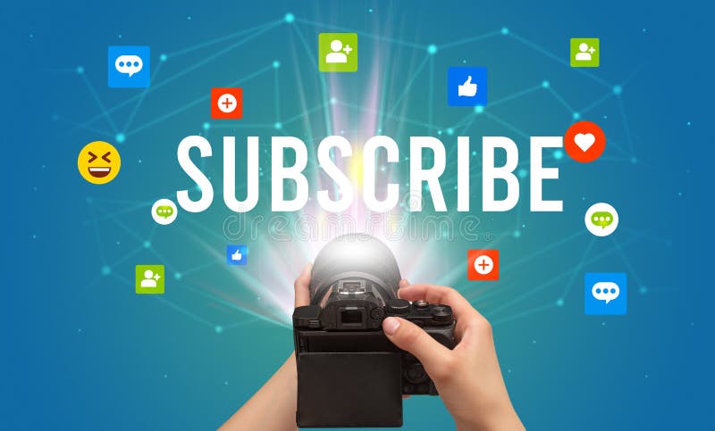 Using Camera To Capture Social Media Content Stock Photo - Image of ...