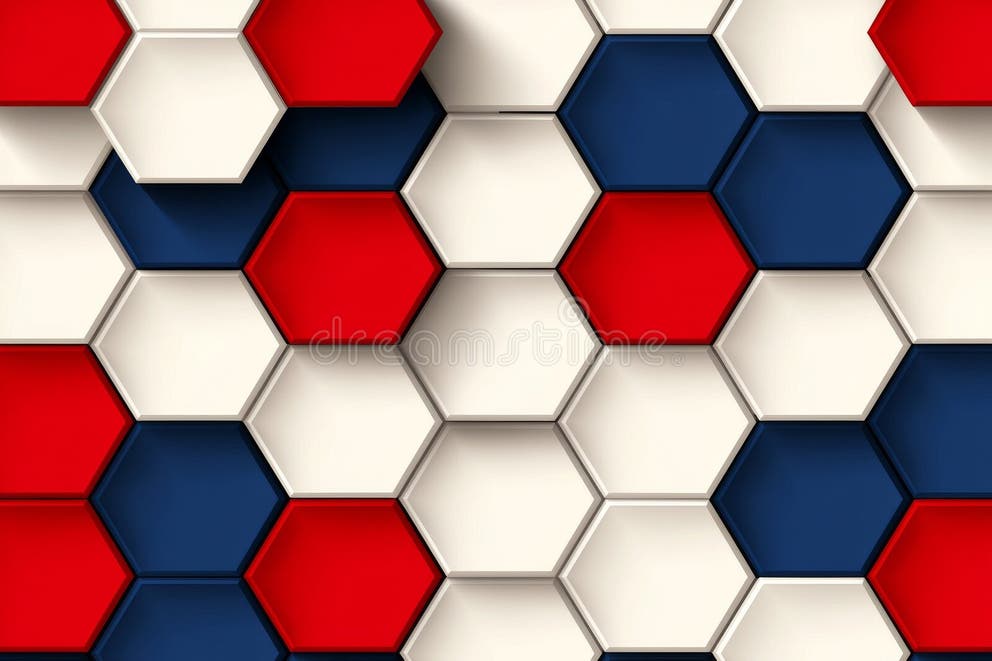 Using the Colors of the Cuban National Flag, a Simple Geometric Pattern ...