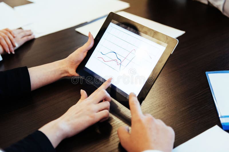 Using the Computer Digital Students during the Task Stock Image - Image ...