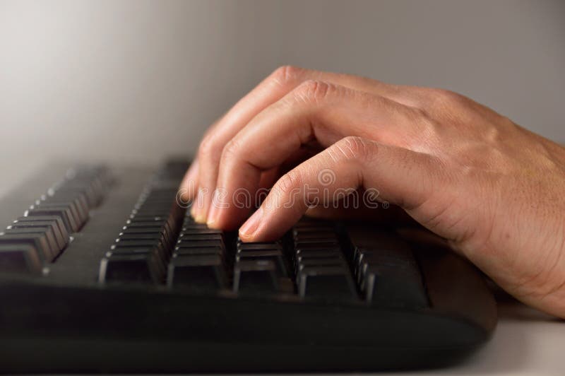 Using a computer keyboard stock photo. Image of leisure - 102131894