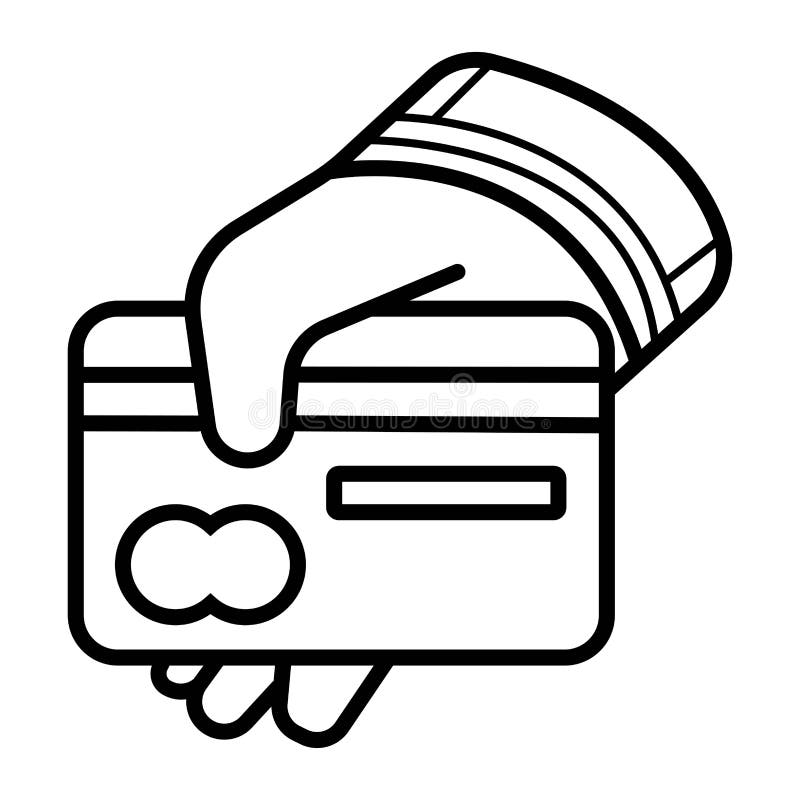 Using credit card icon stock illustration. Illustration of buying ...