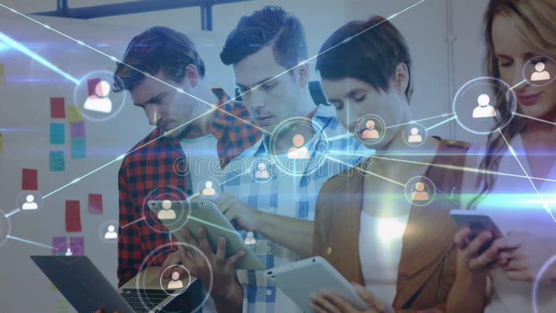 Using Devices, Diverse People with Network Connections and Social Media ...