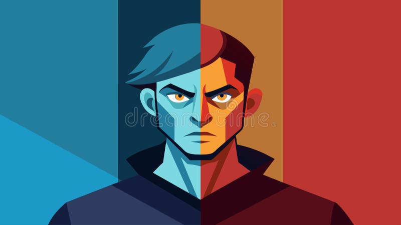 Selfportrait Split Stock Illustrations – 1 Selfportrait Split Stock ...