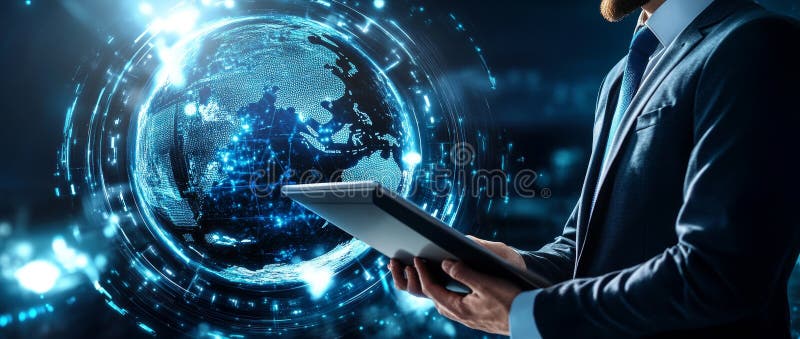 Using Digital Tablet and Laptop with Global Network Connection ...