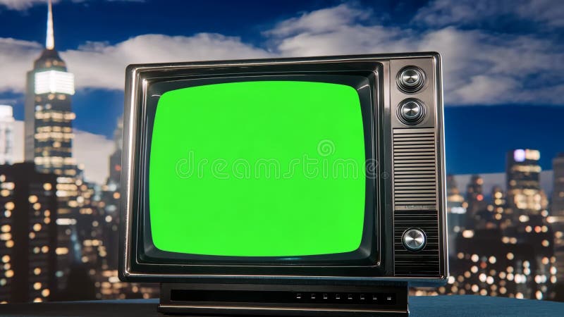 Using a Green Screen for Television Production in a City Skyline ...