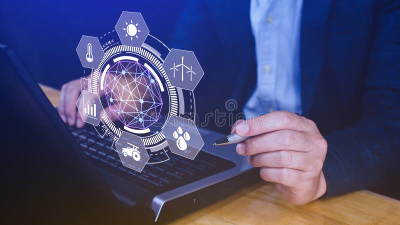 Using Hand Pressing with Infographics Smart Farming and Precision ...
