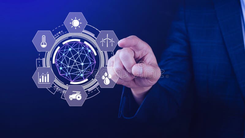Using Hand Pressing with Infographics Smart Farming and Precision ...
