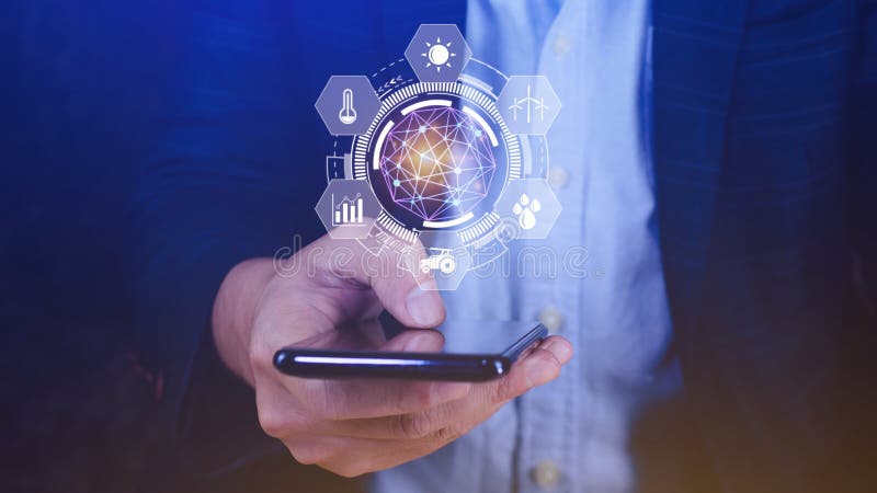 Using Hand Pressing with Infographics Smart Farming and Precision ...