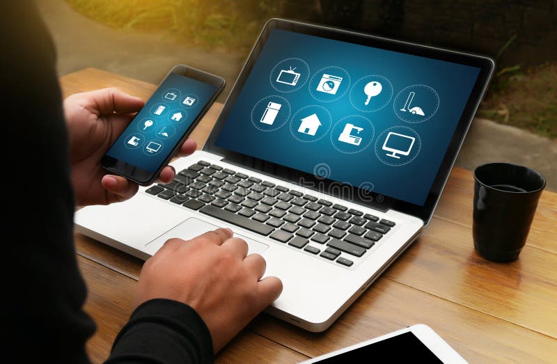 Using Innovative Technologies Computer System Innovation Digita Stock ...