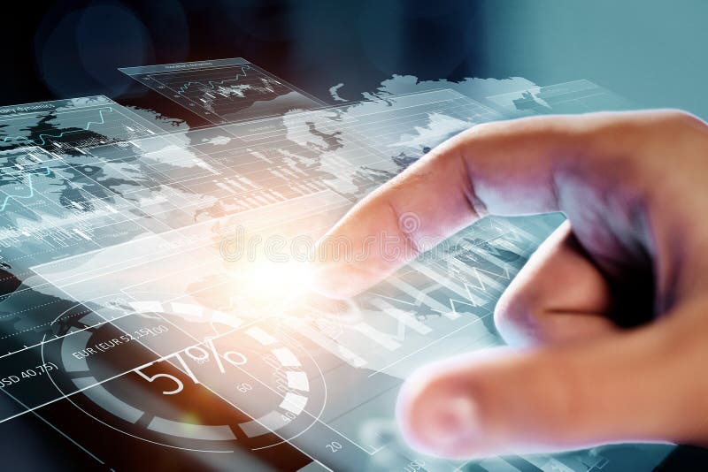 Using Innovative Technologies . Mixed Media Stock Image - Image of ...