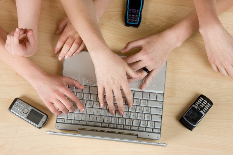 Using laptop stock image. Image of laptop, technology - 9090029