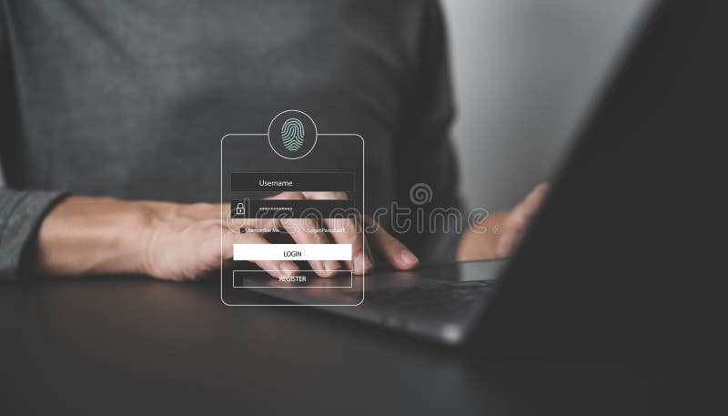 Using Laptop with Fingerprint Scan or Biometric Authentication Virtual ...