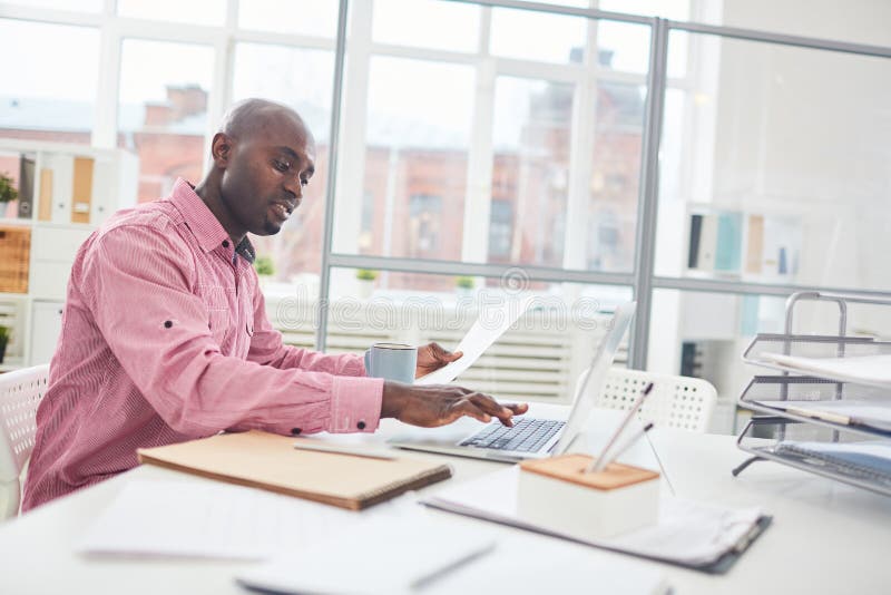 Typing a document stock photo. Image of modern, human - 5936426