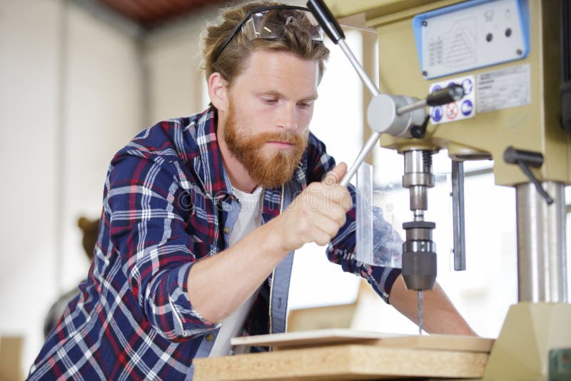 Using Large Milling Machine Stock Photo - Image of construction ...