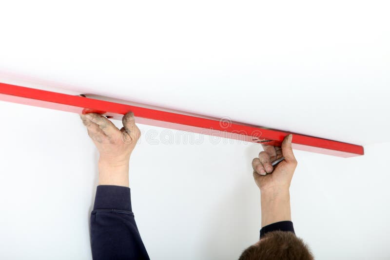 Using a Masonry Level stock photo. Image of tool, flat - 23640222