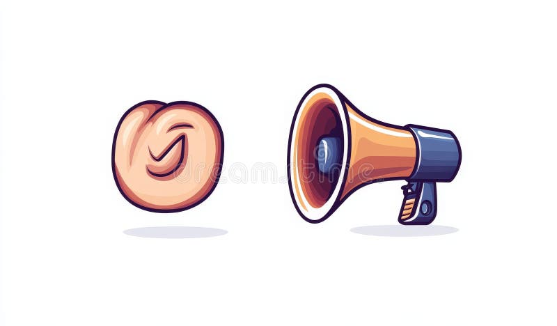 Using a Megaphone To Scream into a Person S Ear To Promote ...