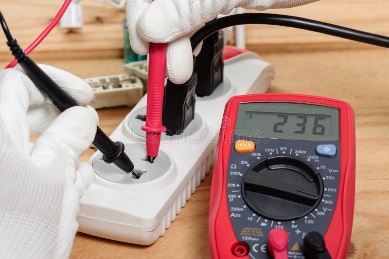 Using the multimeter stock image. Image of current, accuracy - 184164831