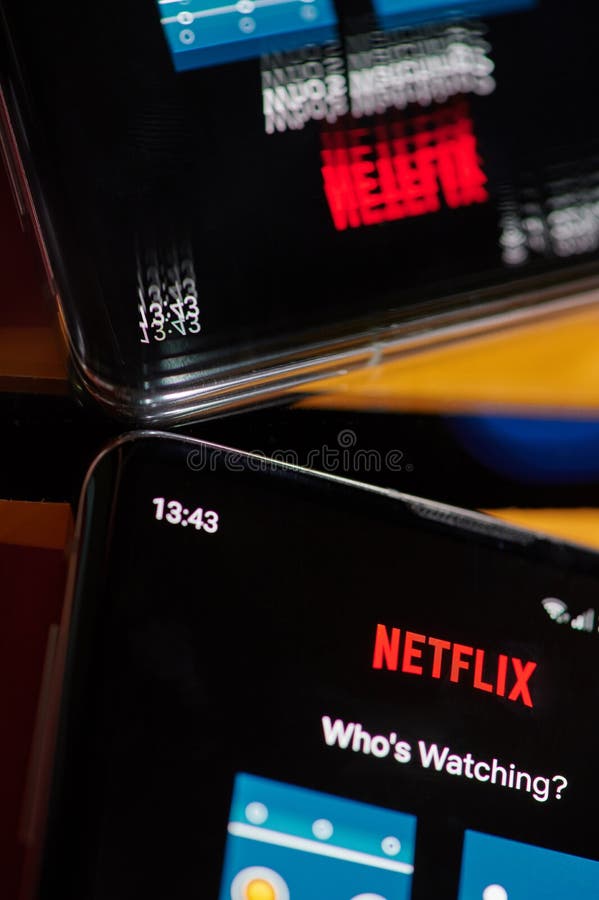 Using Netflix Application on Smartphone Editorial Photography - Image ...