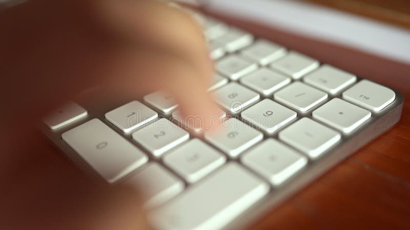 Using Numeric Keypad on Computer Keyboard Stock Video - Video of ... Using Numeric Keypad on Computer Keyboard Stock Video - Video of ...