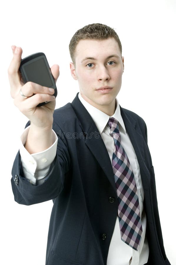 Using A PDA Picture. Image: 4839014