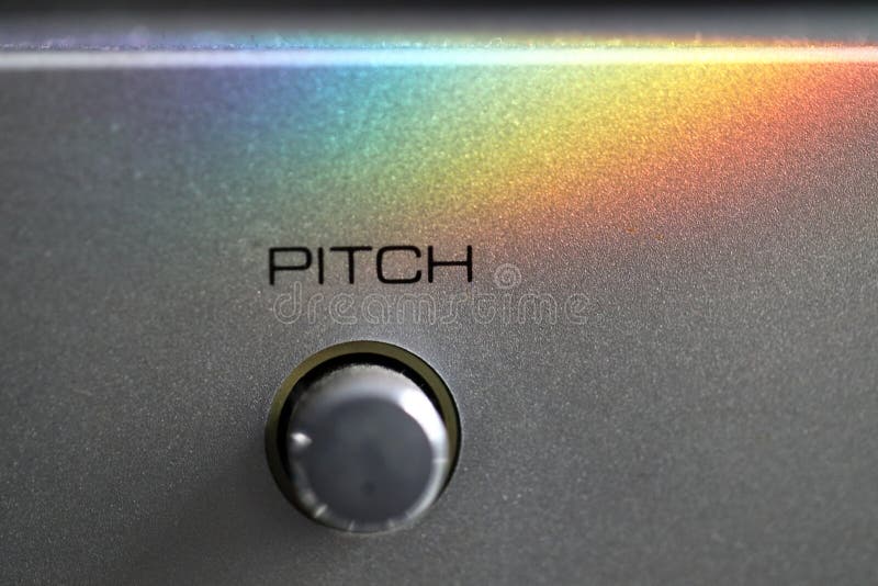 Using a Pitch Wheel on a MIDI Musical Keyboard. with Rainbow Colors ...