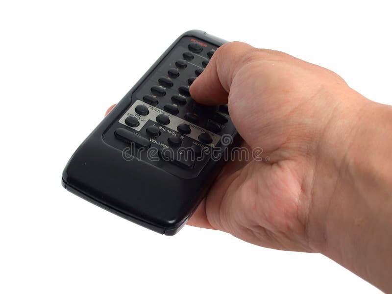 Using the remote control stock photo. Image of infrared - 9814818