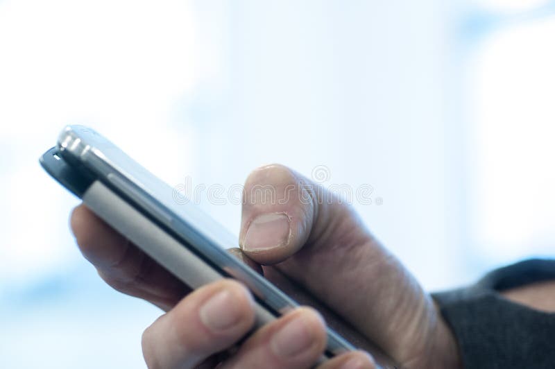 Using smart-phone stock image. Image of connection, phone - 44318713