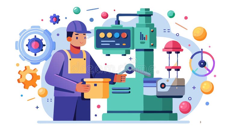 Using Specialized Software, they Program CNC Machines To Execute ...