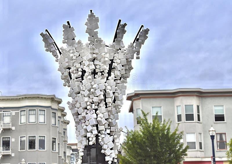 Octavia Street Squared by Day Hayes Valley San Francisco 3 Editorial ...