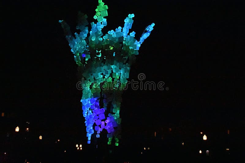 Octavia Street Squared by Night Hayes Valley San Francisco 1 Editorial ...