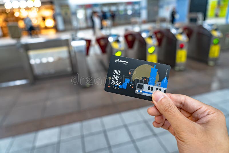 Using Subway System by Taipei Metro One-Day Pass. Editorial Photography ...