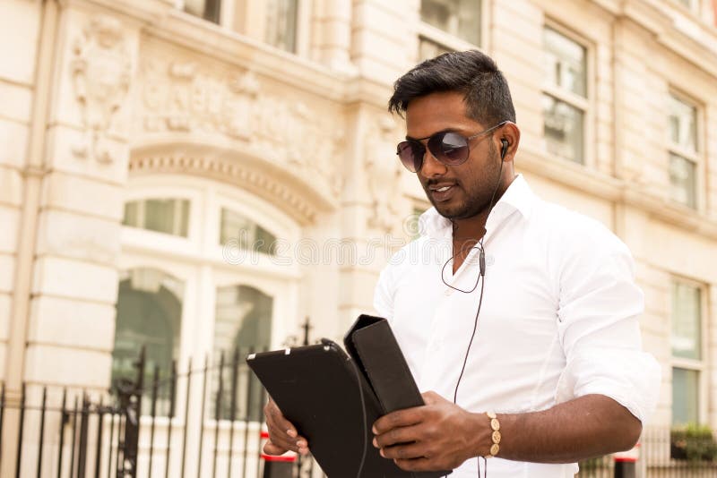 Using tablet computer stock photo. Image of leisure, computer - 75591650