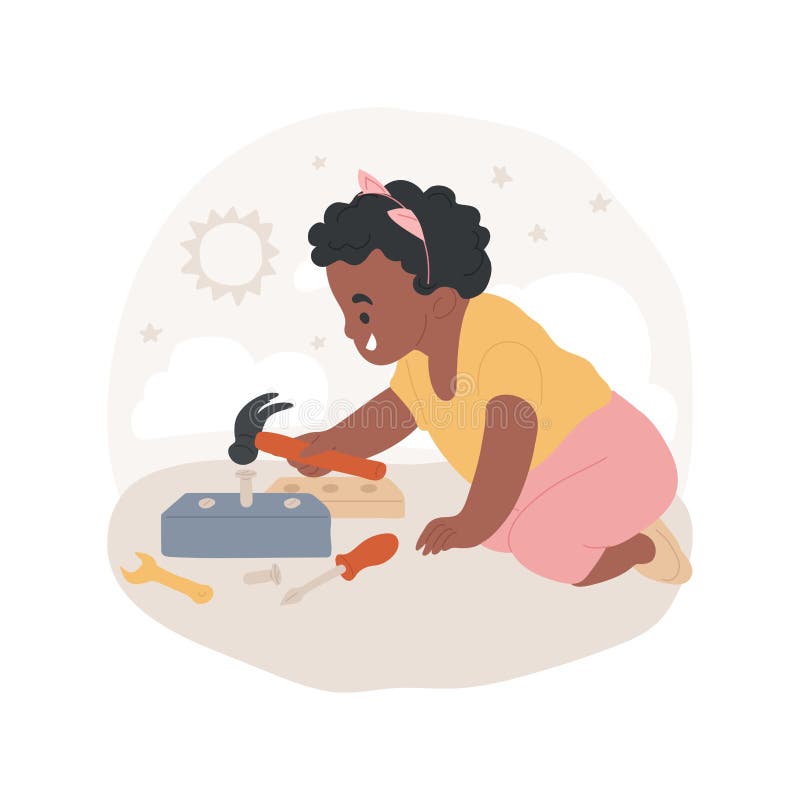 Using Tools Isolated Cartoon Vector Illustration. Stock Vector ...