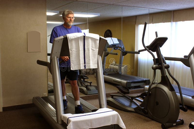 Using a treadmill stock photo. Image of treadmill, equipment - 46115332