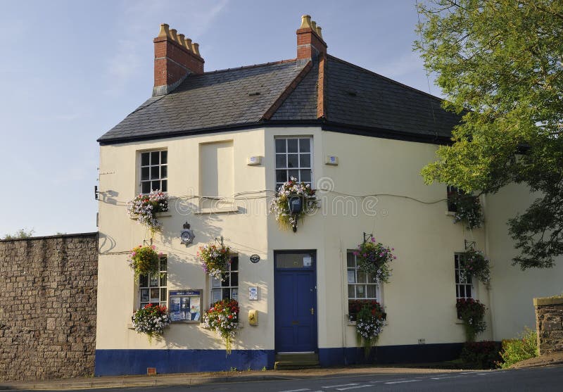 Usk Police Station editorial image. Image of bloom, british - 26697335