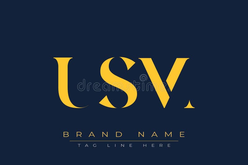 USM Abstract Letter Logo Design Stock Vector - Illustration of design ...